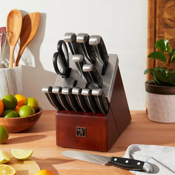 HENCKELS Statement 14 Piece Self Sharpening Knife Block Set