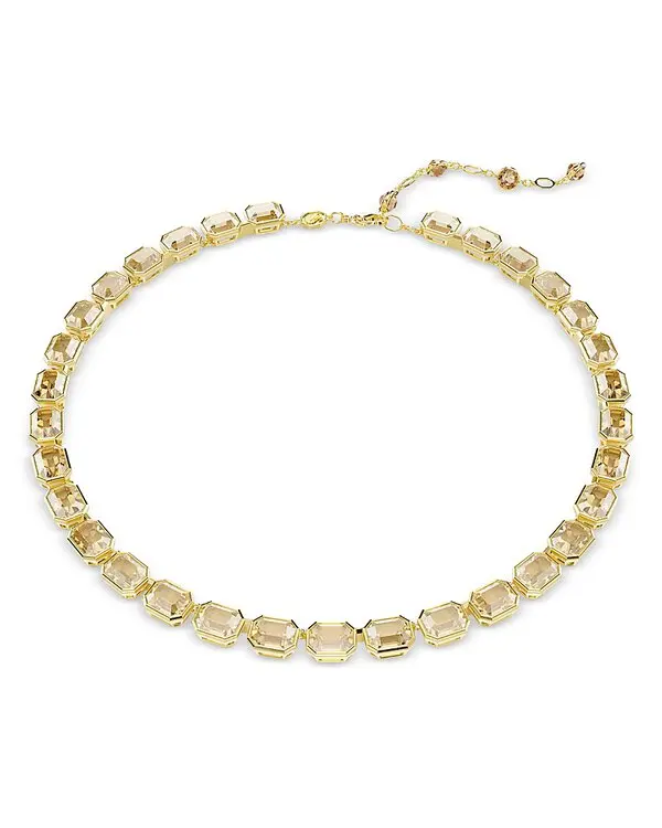 SWAROVSKI Millenia Tennis Necklace - Gold