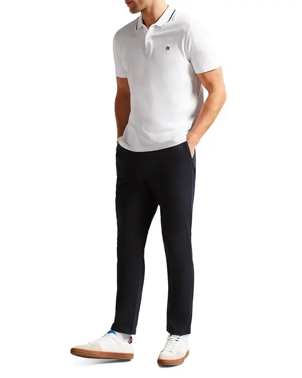 Ted Baker London Haydae Slim Fit Textured Chino Pants - Navy