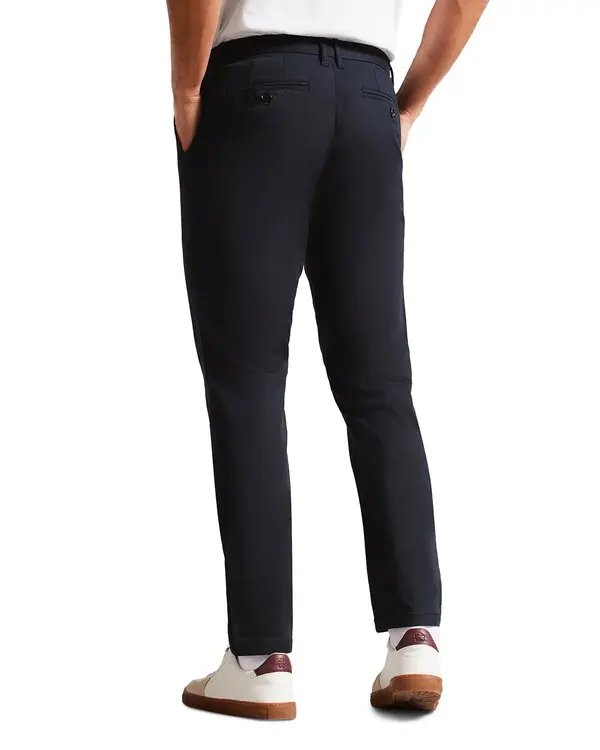 Ted Baker London Haydae Slim Fit Textured Chino Pants - Navy