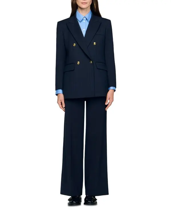 Sandro Pinstriped Blazer