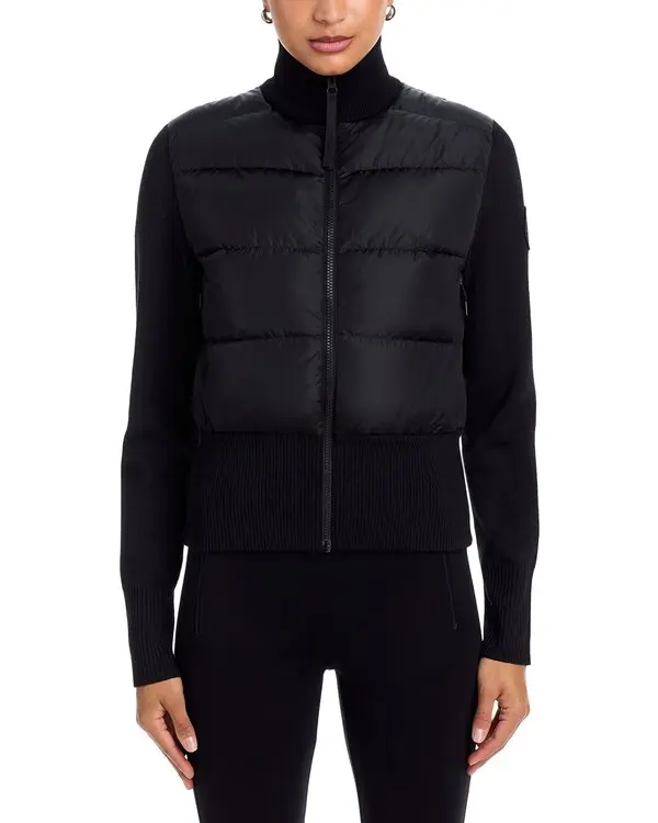 Canada Goose Hybridge Wide Quilt Knit Down Jacket