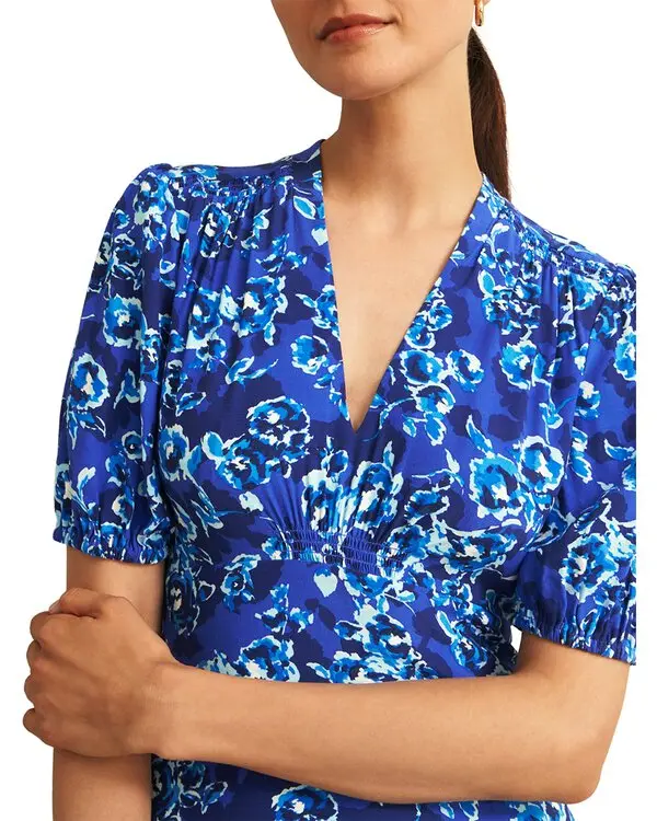 HOBBS LONDON Sidonie Midi Dress - Blue Multi