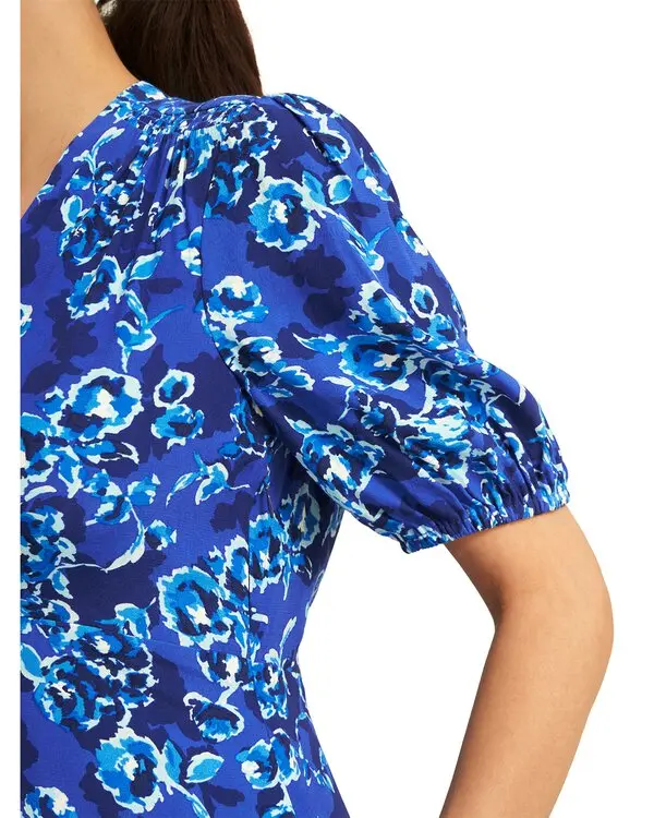 HOBBS LONDON Sidonie Midi Dress - Blue Multi