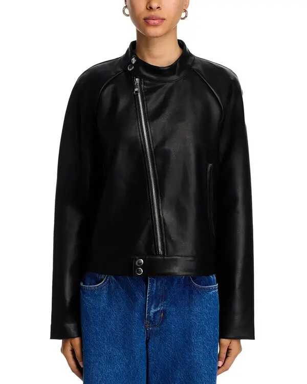 Steve Madden Jett Faux Leather Moto Jacket
