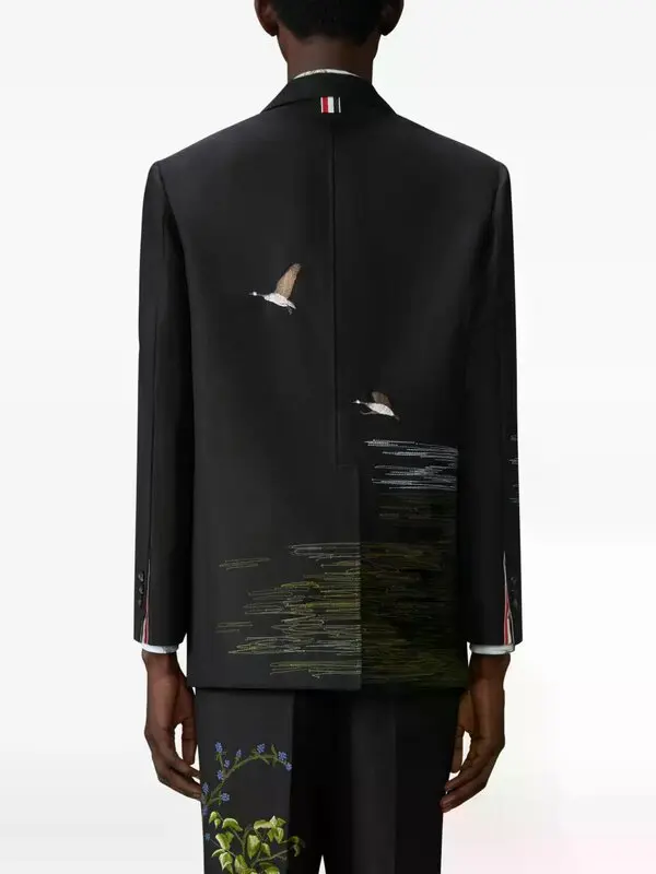 Thom Browne Embroidered Blazer