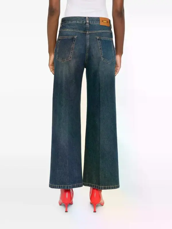 Aspesi Cotton Wide Leg Jeans