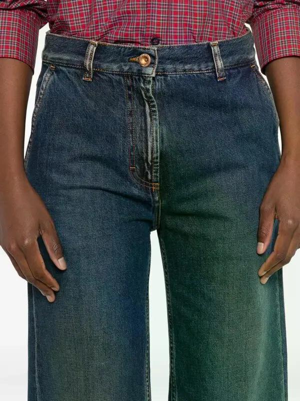 Aspesi Cotton Wide Leg Jeans