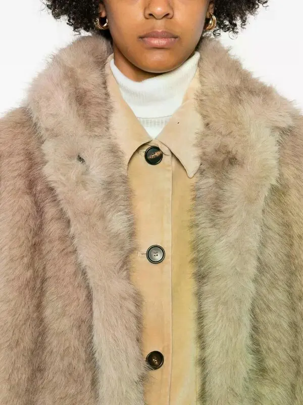 ROSSO 35 Faux-fur Longline Coat