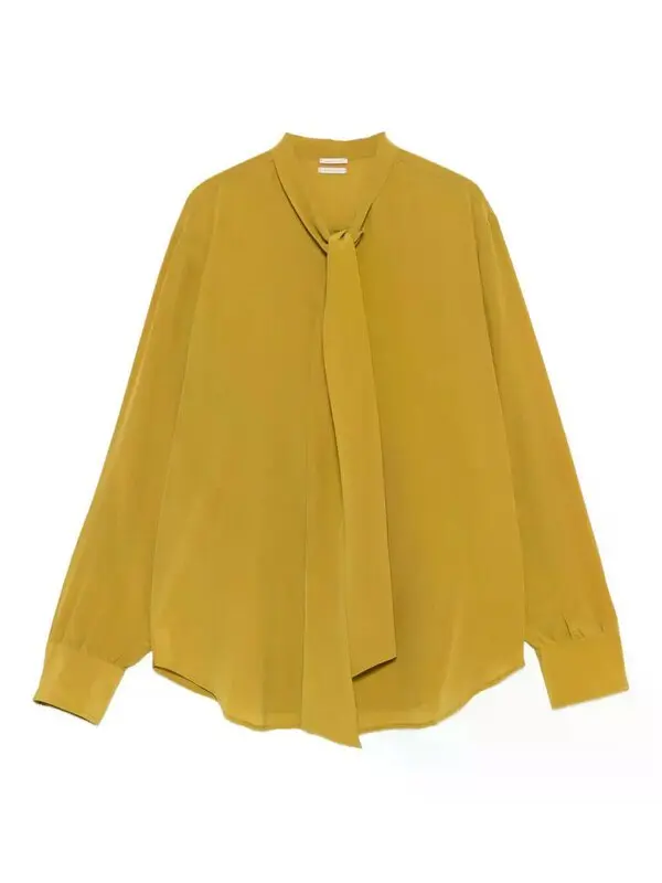 Massimo Alba Sheila Neck-tie Blouse