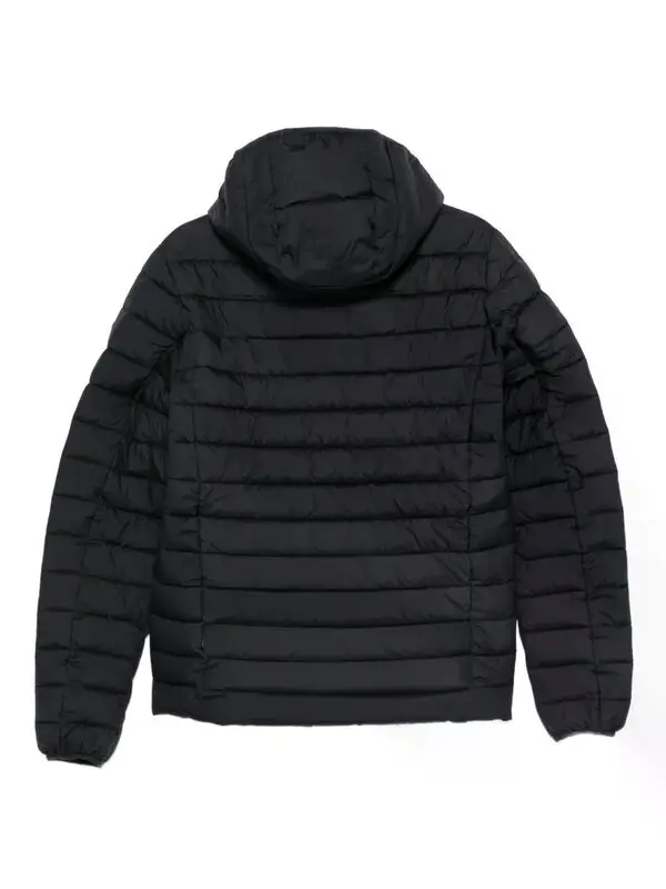 SAVE THE DUCK Quilted Hooded Jacket - Grey