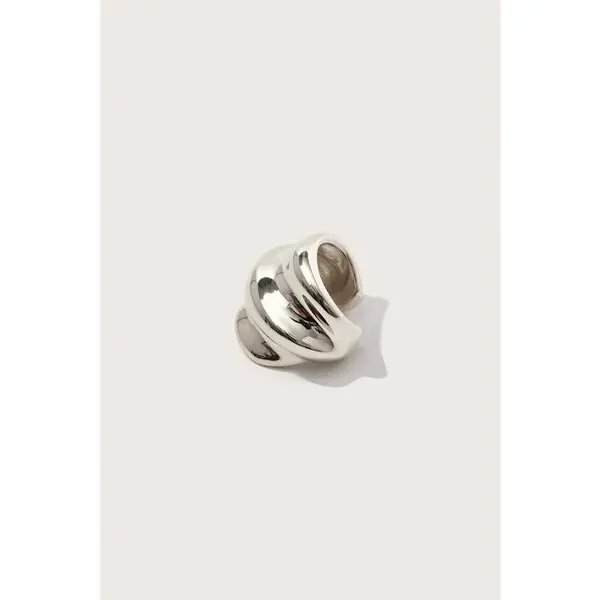 OTIUMBERG 14kt Gold Vermeil Wave Cuff - Silver