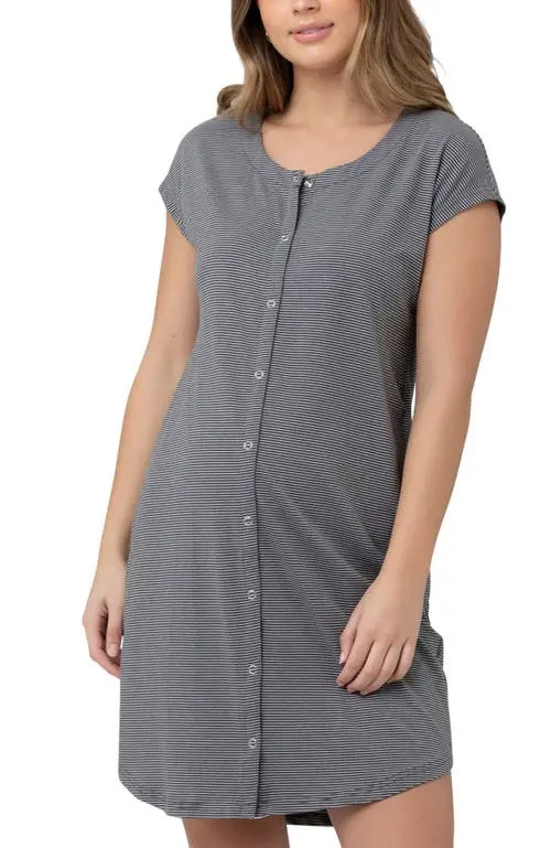 RIPE MATERNITY Blake Organic S/slv Nightie