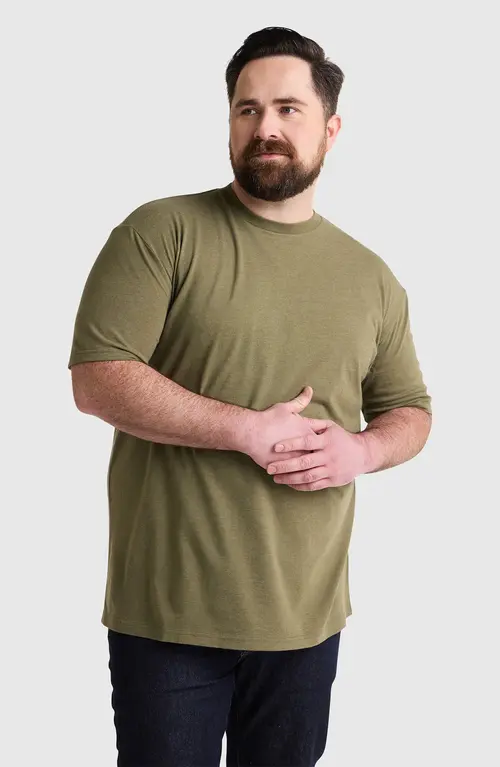 EPIC FITS Crew Neck T-shirt - Heather Military Green