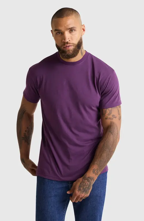 EPIC FITS Crew Neck T Shirt - Plum