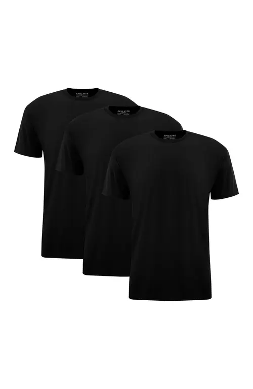 EPIC FITS Crew Neck T-shirts - All Black