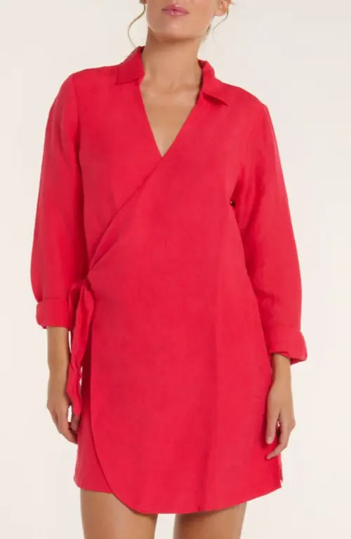 HERMOZA Isla Wrap Cover-up Dress