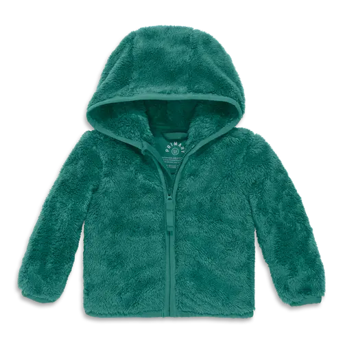 PRIMARY Baby Teddy Fleece Jacket - Sunwashed Teal