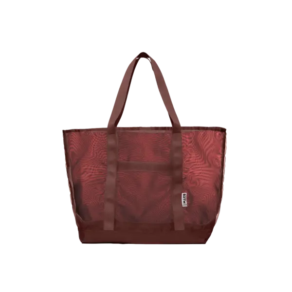 BABOON TO THE MOON Mesh Tote - Black Cherry
