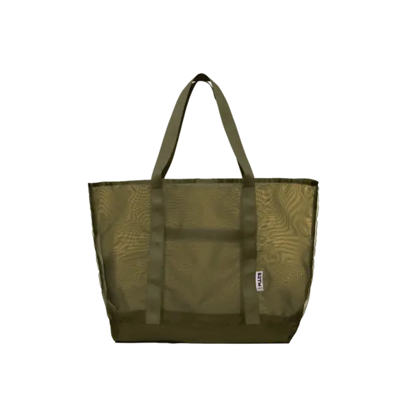 BABOON TO THE MOON Mesh Tote - Olive