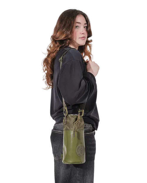 BABOON TO THE MOON Water Bottle Sling - Olive
