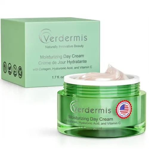 VERDERMIS Moisturizing Day Cream With Collagen, Hyaluronic Acid
