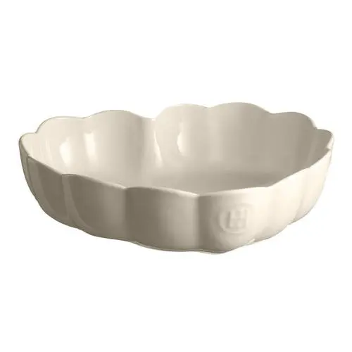 EMILE HENRY Madeleine Heart Shaped Cake Dish - Clay