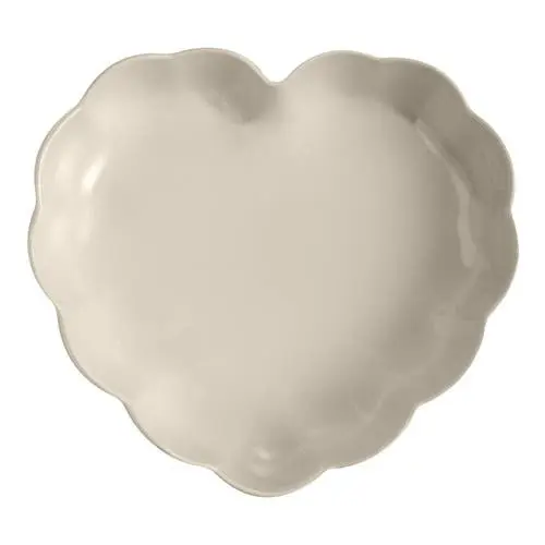 EMILE HENRY Madeleine Heart Shaped Cake Dish - Clay