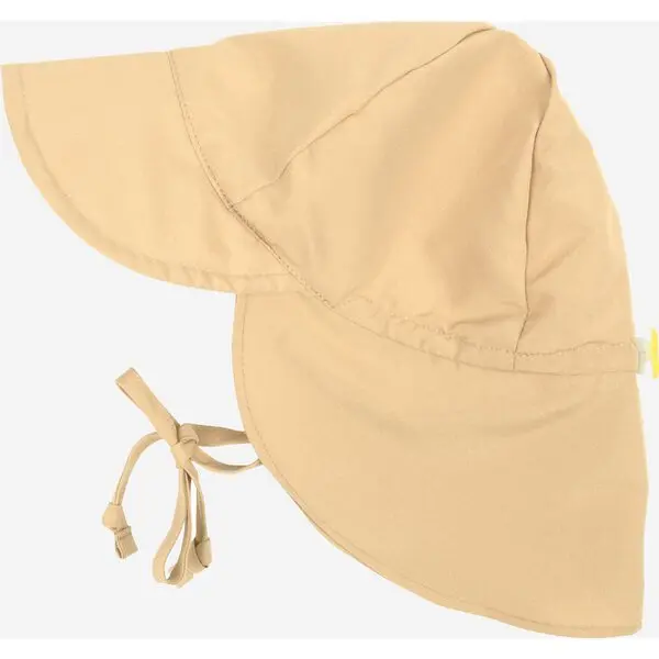 LEVERET Baby Flap Swim Hat - Beige