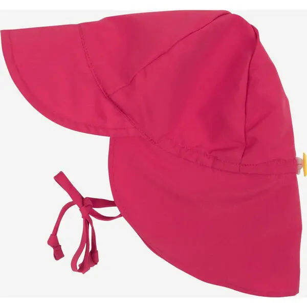 LEVERET Baby Flap Swim Hat - Hot Pink