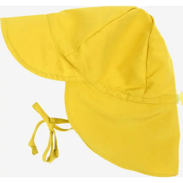 LEVERET Baby Flap Swim Hat - Yellow