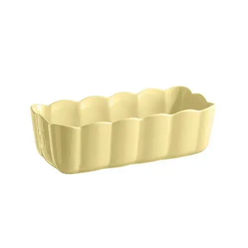 EMILE HENRY Madeleine Ceramic Loaf Pan - Vanilla