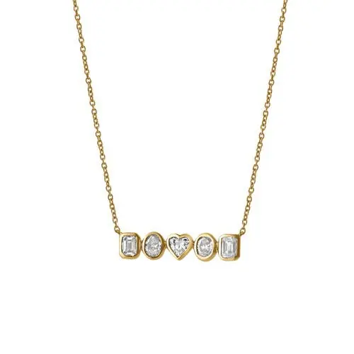 LUVMYJEWELRY 14k Gold 1.5 Ct Lab Grown Diamond Necklace - 14k Yellow Gold
