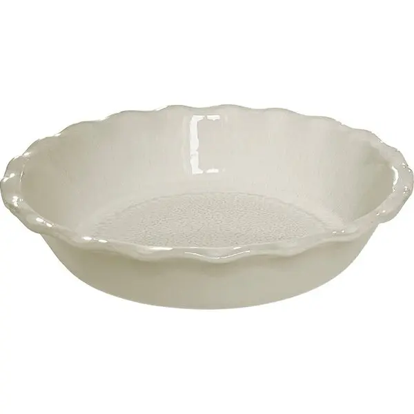 EMILE HENRY 175th Anniversary Pie Dish - Pearl/taupe