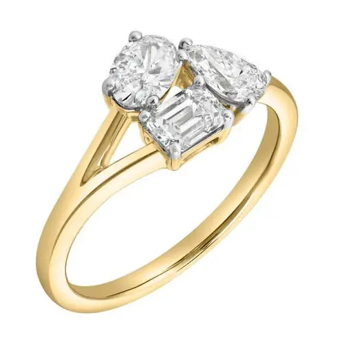 LUVMYJEWELRY 14k Gold 0.78 Ct Lab Grown Diamond Ring - 14k Yellow Gold