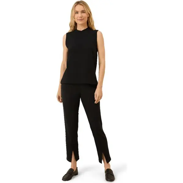 PACT Organic Cotton Tapered Leg Pants - Black