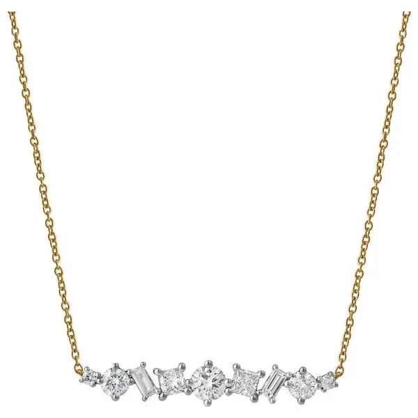LUVMYJEWELRY 14k Gold 1 Ct Lab Grown Diamond Necklace - 14k Yellow Gold