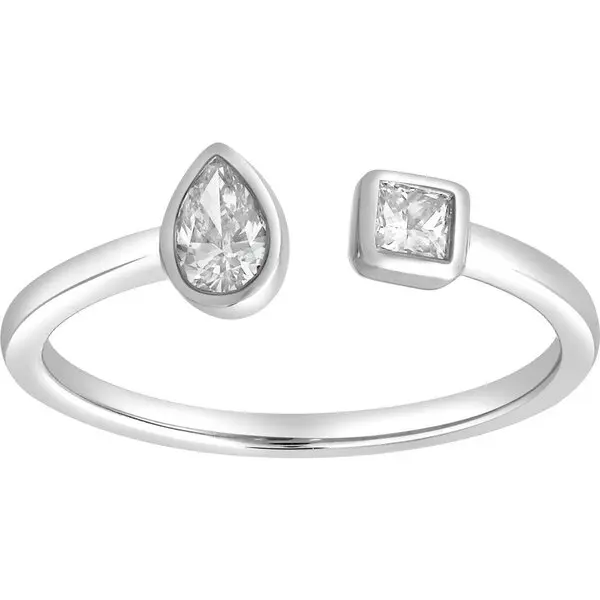 LUVMYJEWELRY Lyra 14k Gold 0.34 Ct Lab Grown Diamond Ring - 14k White Gold