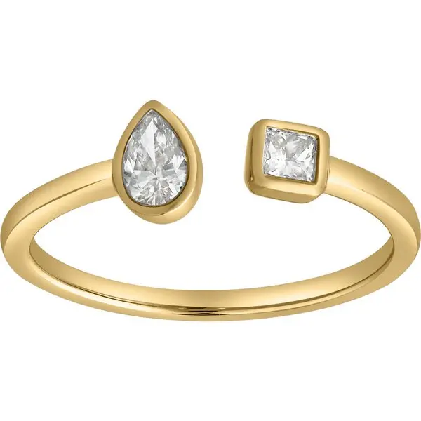LUVMYJEWELRY Lyra 14k Gold 0.34 Ct Lab Grown Diamond Ring - 14k Yellow Gold