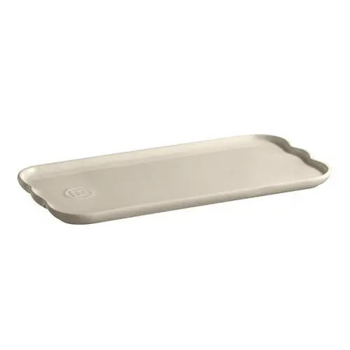 EMILE HENRY Madeleine Ceramic Serving Platter - Clay