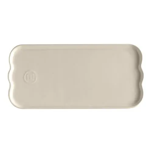 EMILE HENRY Madeleine Ceramic Serving Platter - Clay