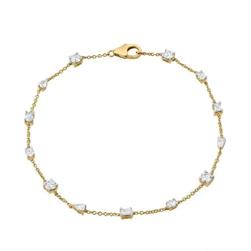 LUVMYJEWELRY Sigil 14k Gold 1.0 Ct. Lab Grown Diamond Bracelet - 14k Yellow Gold