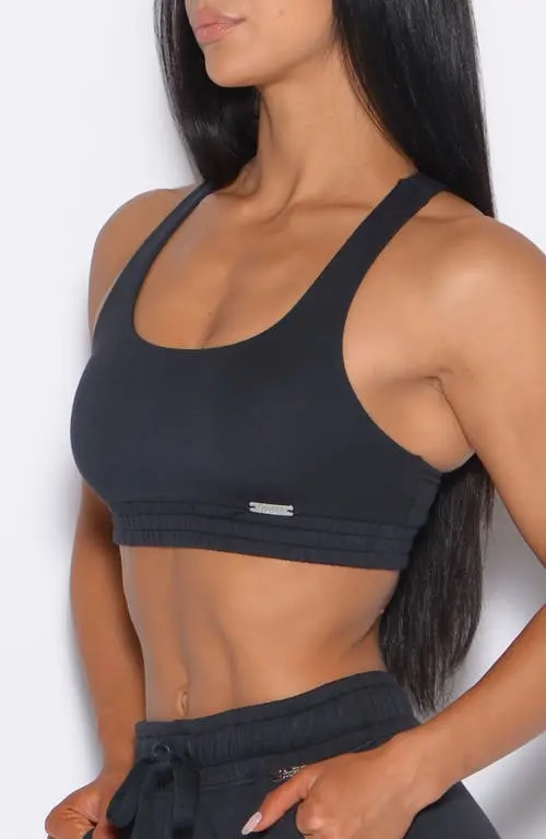 BOMBSHELL SPORTSWEAR Sweat Lounge Bra - Vintage Black