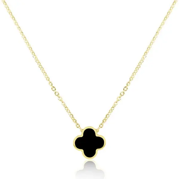THE LOVERY FINE JEWELRY 14k Gold Clover Necklace - Yellow Gold