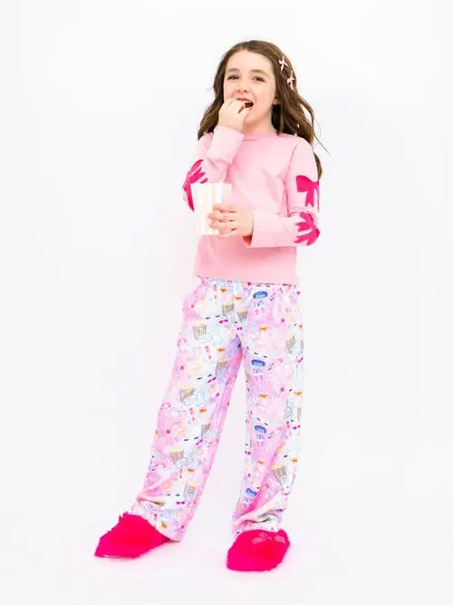 PREPPY GOOSE Plush Sleepover Loungewear Pant - Multicolor