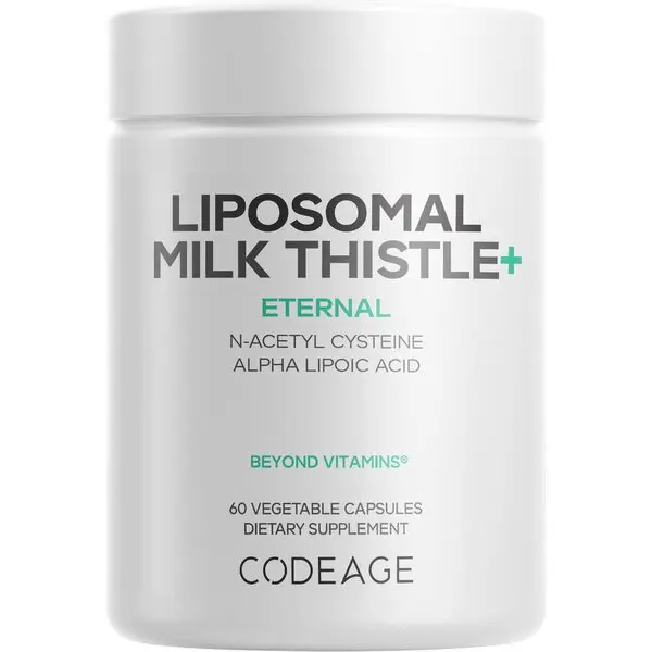 CODEAGE Liposomal Milk Thistle+, Nac, Artichoke - White