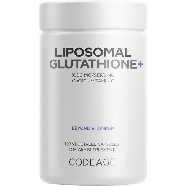 CODEAGE Liposomal Glutathione+ 1000mg, Vitamin C - White