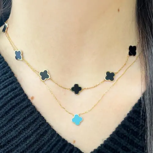 THE LOVERY Single Clover Necklace