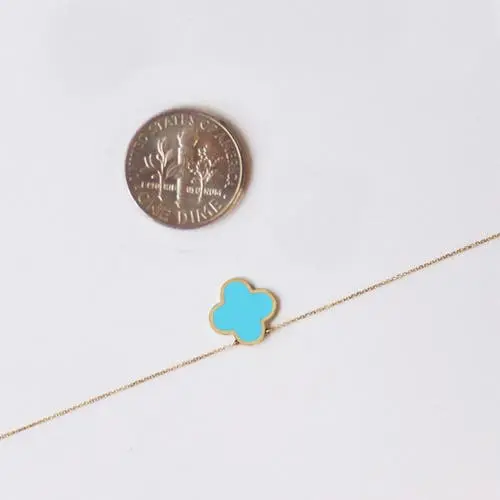 THE LOVERY Single Clover Necklace