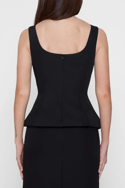 LEAU Calesia Contour Bustier Top - Black